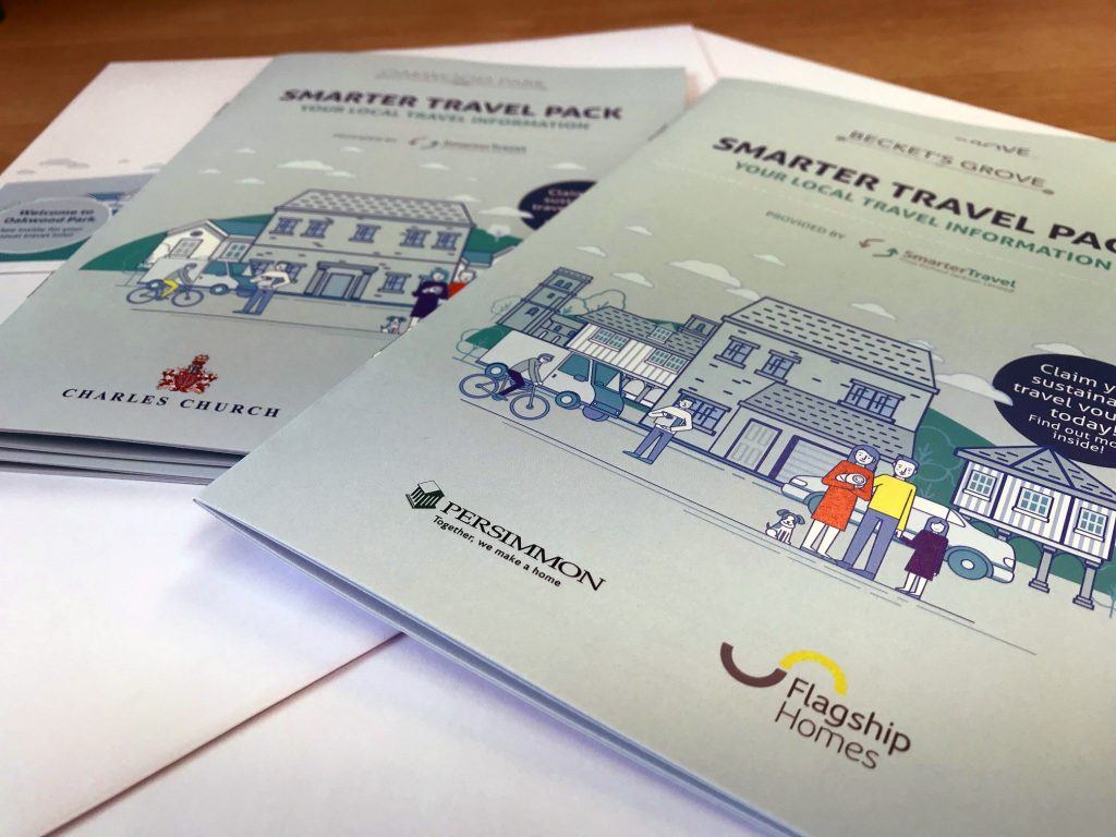 Travel Information Packs ready for residents! | Smarter Travel Ltd
